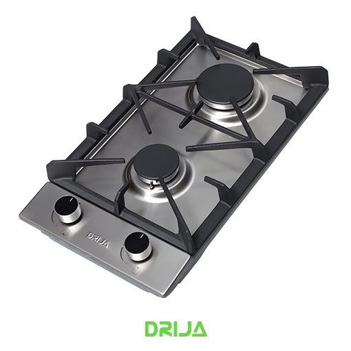 Drija - Milan 30 St.Steel Gas Cooktop 2 Burners