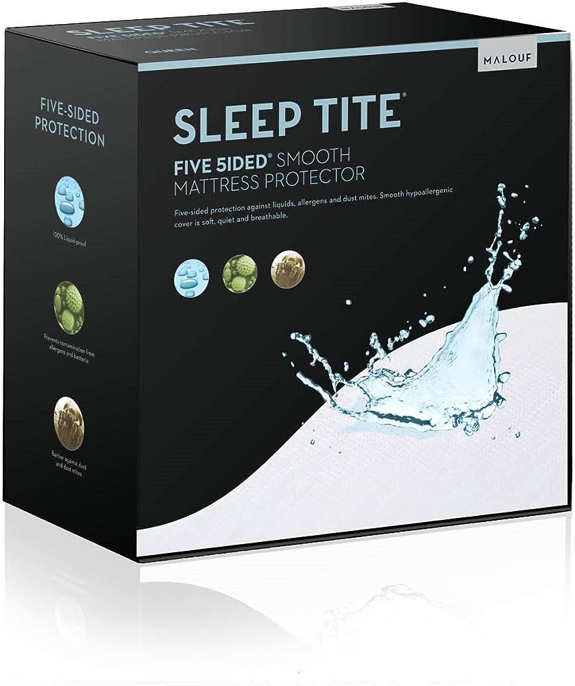 Malouf - Sleep Tite 5-Sided Mattress Protector , Full