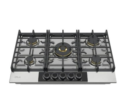 Drija - Gas Cooktop 5 Burners 30 Stainless steel